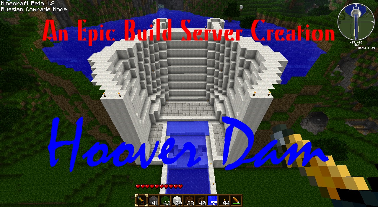 Hoover Dam Minecraft Map